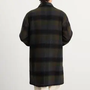 Universal Works Berlin Wool Check Account Coat