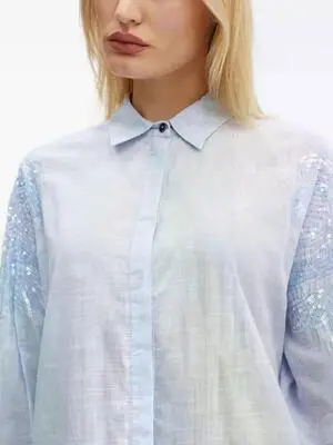 BRUUNS BAZAAR Sequin-embellished Shirt Dress