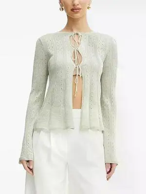 TWINSET Eyelet Cardigan - Green