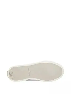 S.W.C STEPNEY WORKERS CLUB Lister Optical Suede Sneakers - Black