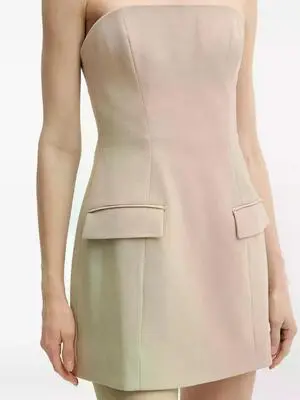 Bardot Madeline Strapless Mini Dress - Neutrals
