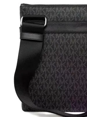 Michael Kors Hudson Monogram Messenger Bag