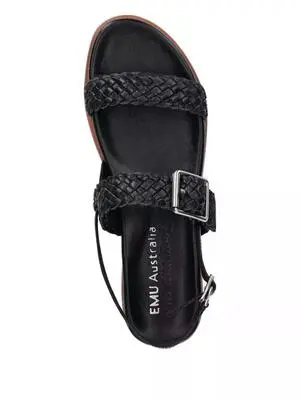 EMU AUSTRALIA Braided-leather Buckle Sandals