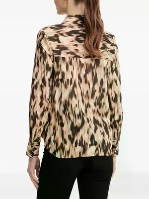 PEDRO DEL HIERRO Leopard-print Shirt