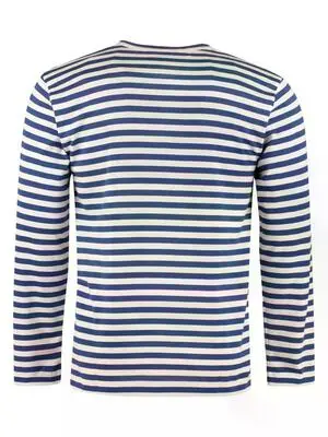 Play Comme Des Garcon Logo-appliqué T-shirt - Blue