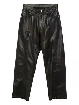 YOKE Leather Trousers