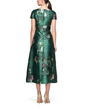 KAY UNGER Tierney Tea Length Dress
