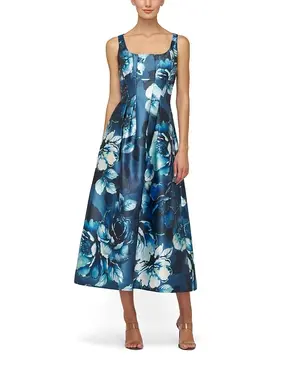 KAY UNGER June Tea Length Dress