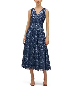 KAY UNGER Danielle Tea Length Dress