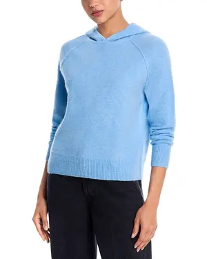 Aqua Drawstring Sweatshirts Hoodies For Women