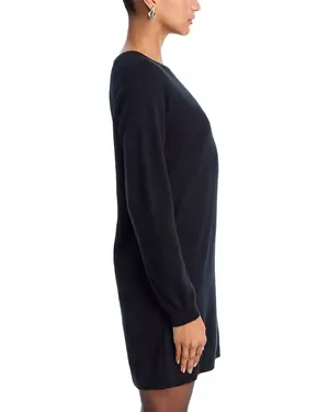 Aqua 100% Cashmere Mini Dress