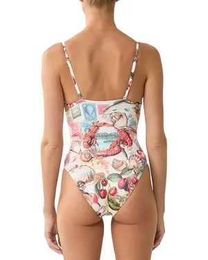 Camilla Printed Underwire One Piece Swimsuit