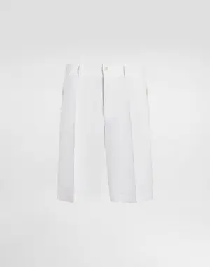 Dolce & Gabbana Linen Jogging Trousers - White