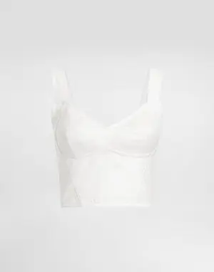 Dolce & Gabbana Stretch Mat Bustier