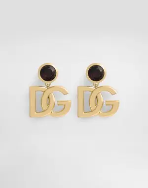 Dolce & Gabbana Logo Clip-on Earrings - Gold
