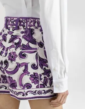 Dolce & Gabbana Majolica-print Shorts - Multicolor