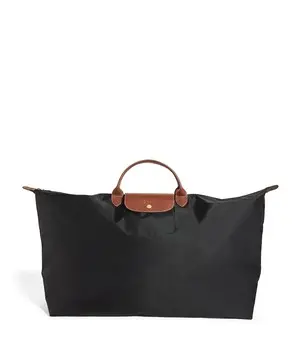 Longchamp Large Le Pliage Original Travel Bag - Black