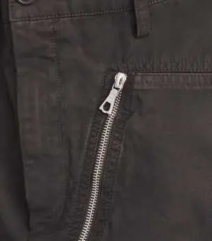 Dries Van Noten Cotton Zip-detailed Trousers