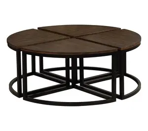 ALATERRE FURNITURE Arcadia Set Of 4 Wedge Table S - One-color
