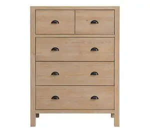 ALATERRE FURNITURE Arden 5-drawer Wood Chest St Orage Unit - One-color