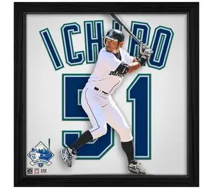 HIGHLAND MINT Ichiro Suzuki Seattle Marine Reti Rement Frame - One-color