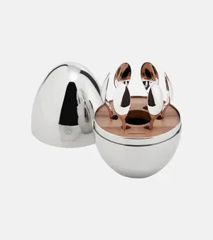 Christofle Mood Coffee Set Of 6 -plated Espresso Spoons - Silver