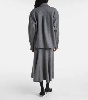 Victoria Beckham Wool And Cashmere Shirt