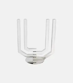 Christofle Arborescence Stainless Steel Candle Holder - Silver