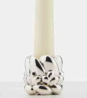 Christofle Babylone -plated Candle Holder