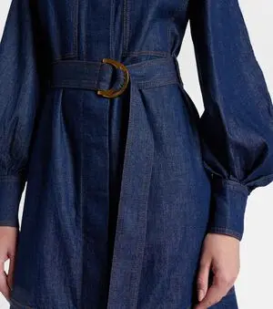 Zimmermann Denim Midi Shirt Dress