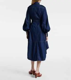 Zimmermann Denim Midi Shirt Dress
