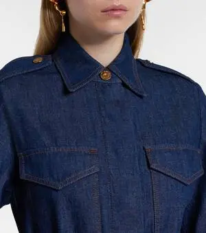 Zimmermann Denim Midi Shirt Dress