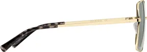 Zenni Oval Full Rim Sunglasses - Gold