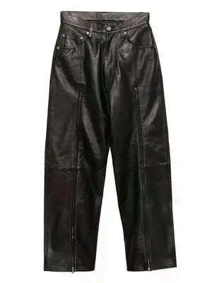 YOKE Leather Trousers