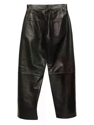 YOKE Leather Trousers