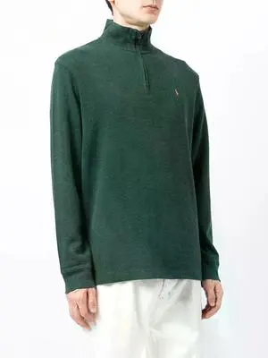 Polo Ralph Lauren Polo Pony Zip-up Jumper - Green