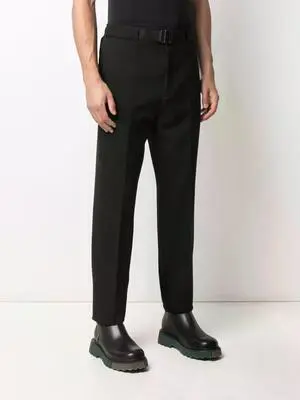 Givenchy Belted Wool Tailored Trousers