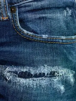 Dsquared2 Distressed Low Rise Jeans