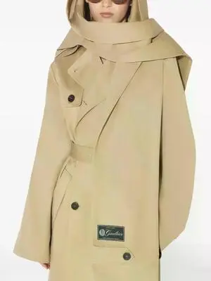 JEAN PAUL GAULTIER Double-breasted Belted Trench Coat