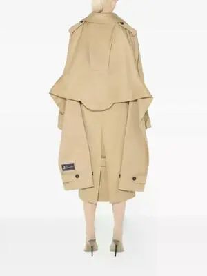 JEAN PAUL GAULTIER Double-breasted Belted Trench Coat