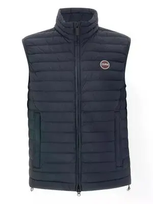 COLMAR Quilted Vest With Logo Patch