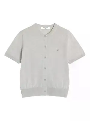 Maison Kitsuné Baby Fox-embroidered Cardigan - Grey