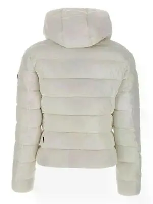 SAVE THE DUCK Horizontal-quilted Hooded Puffer Jacket