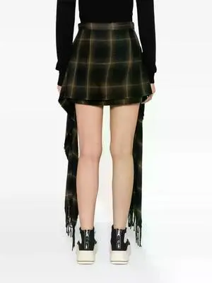 Mihara Yasuhiro Checked Skirt
