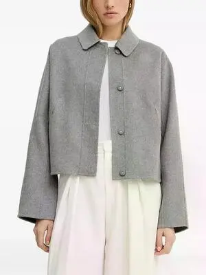 BOSS Cropped Buttoned Jacket