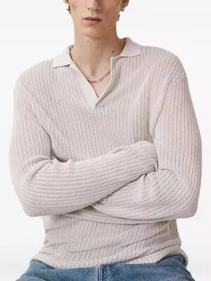 ALLSAINTS Ribbed Polo-neck Sweater