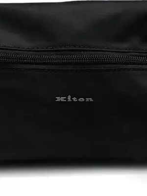 Kiton Logo-lettering Backpack - Black