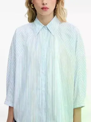 BOSS Striped Panelled Shirt