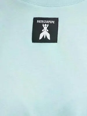 Patrizia Pepe Logo-patch Cotton T-shirt