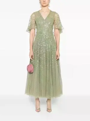 NEEDLE & THREAD Dappled Sequin Dress